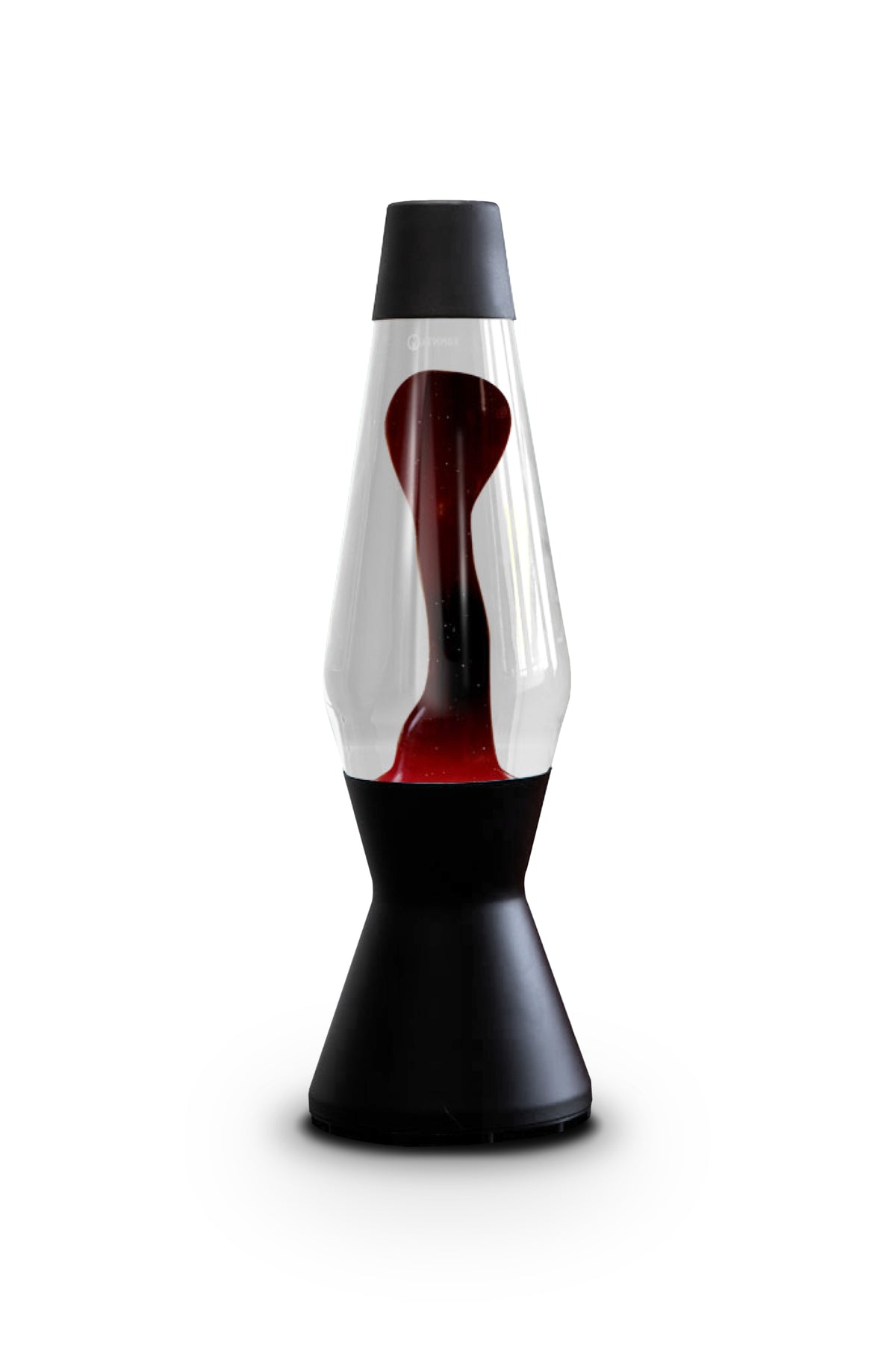 Astro Original Matt Black Lava Lamp clear/dark purple